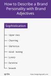 5 Powerful Sets of Brand Adjectives & 160+ Words For Your Business